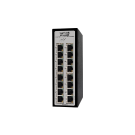 16 port Industrial Ethernet Switch, dual 9V-36VDC, -20-60C